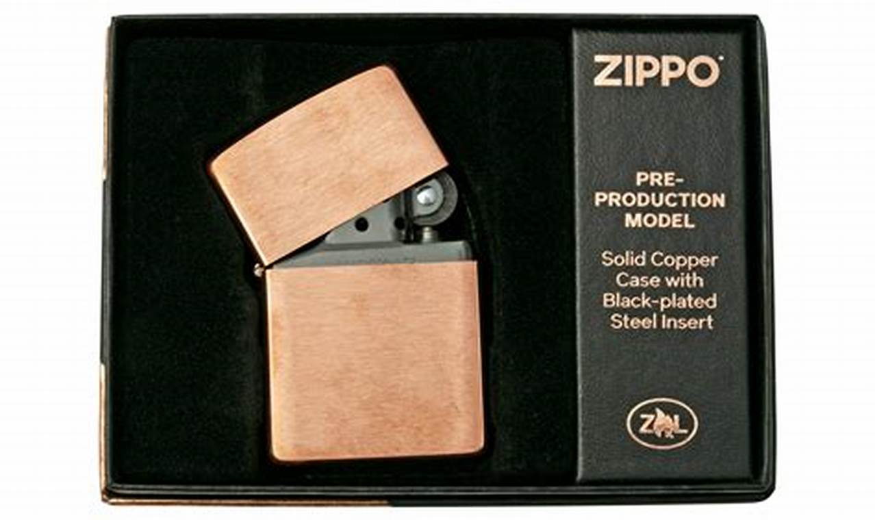 Custom Copper Zippo Lighters: Personalized Engraving