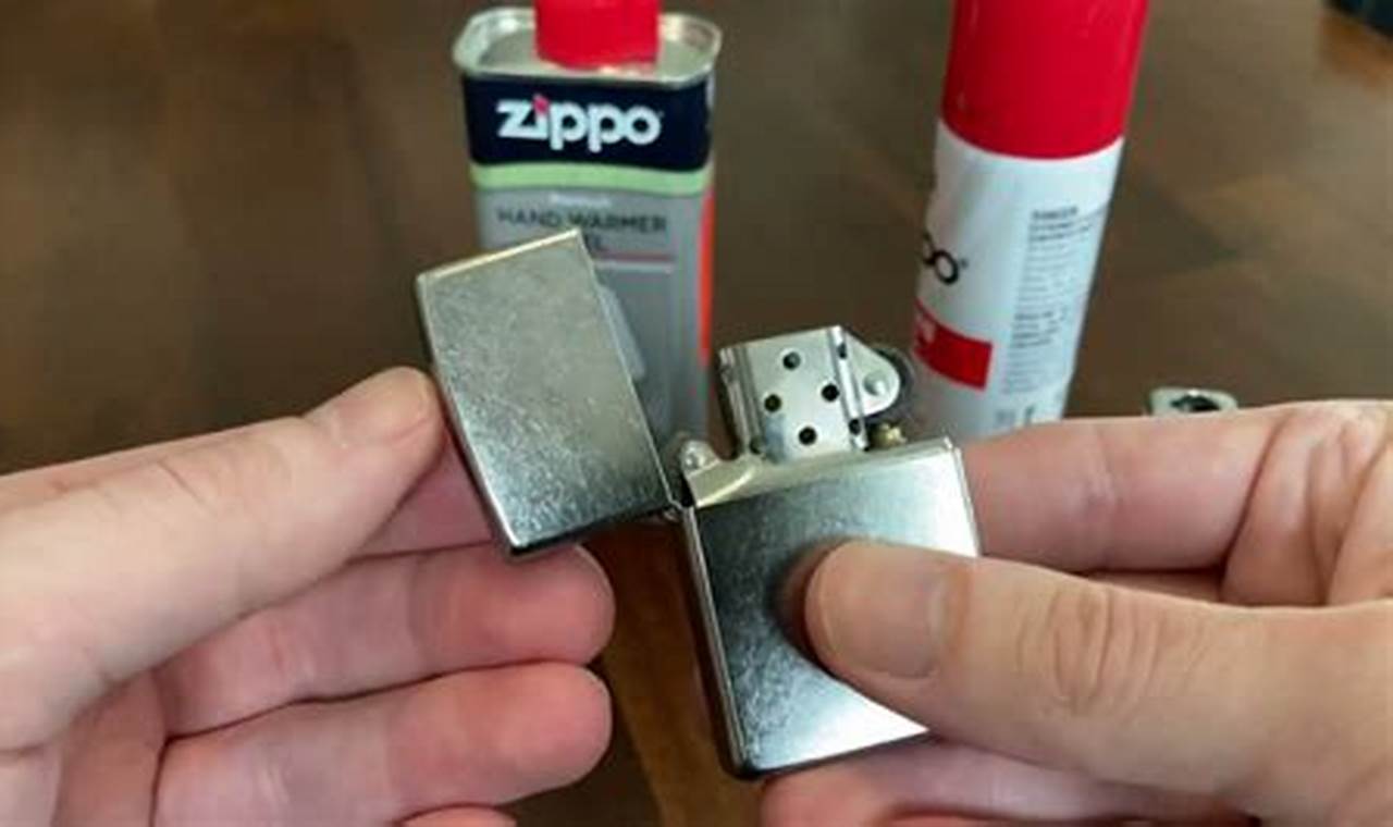 Filling a Zippo with Butane: What to Know
