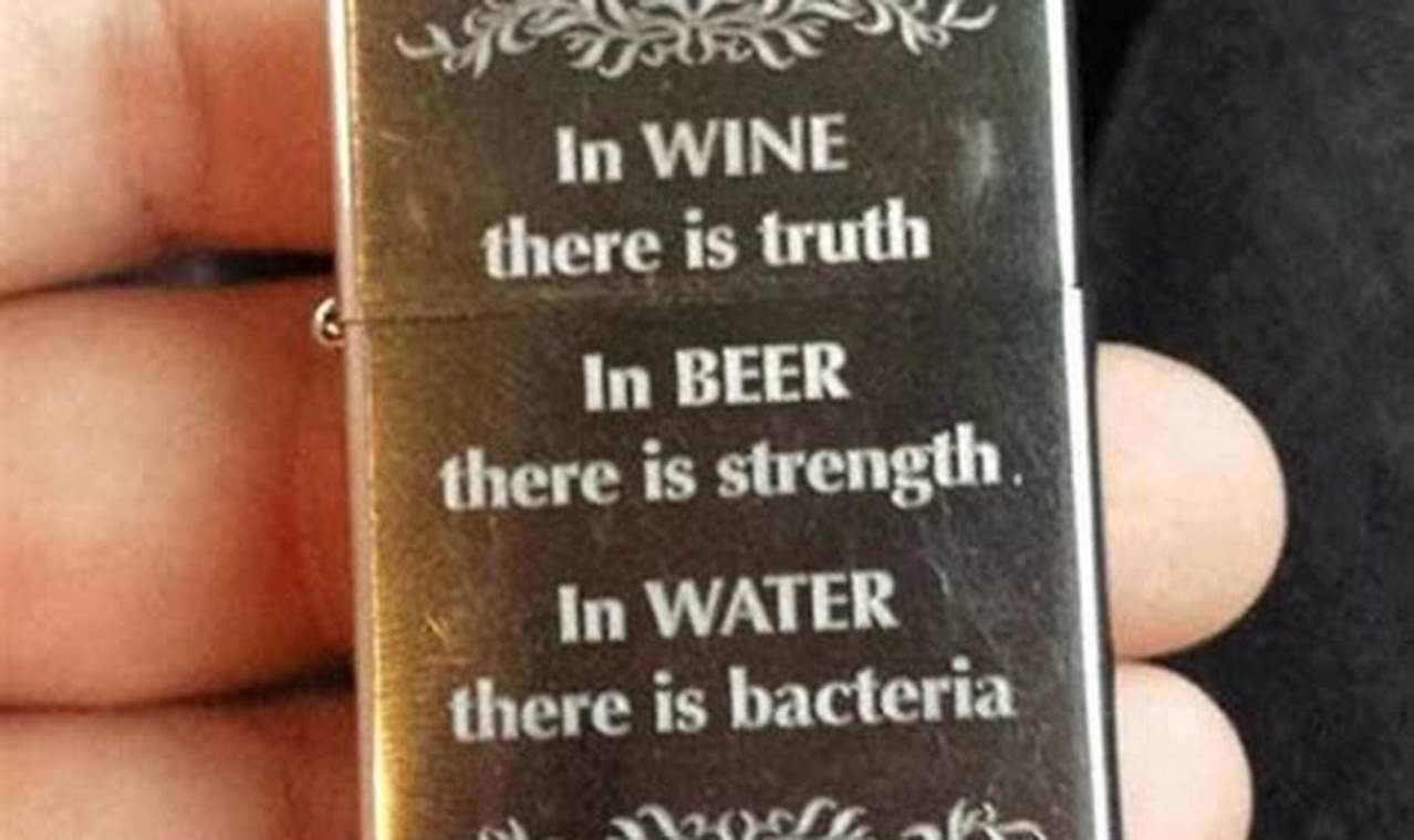 Cool & Funny Zippo Engravings Ideas