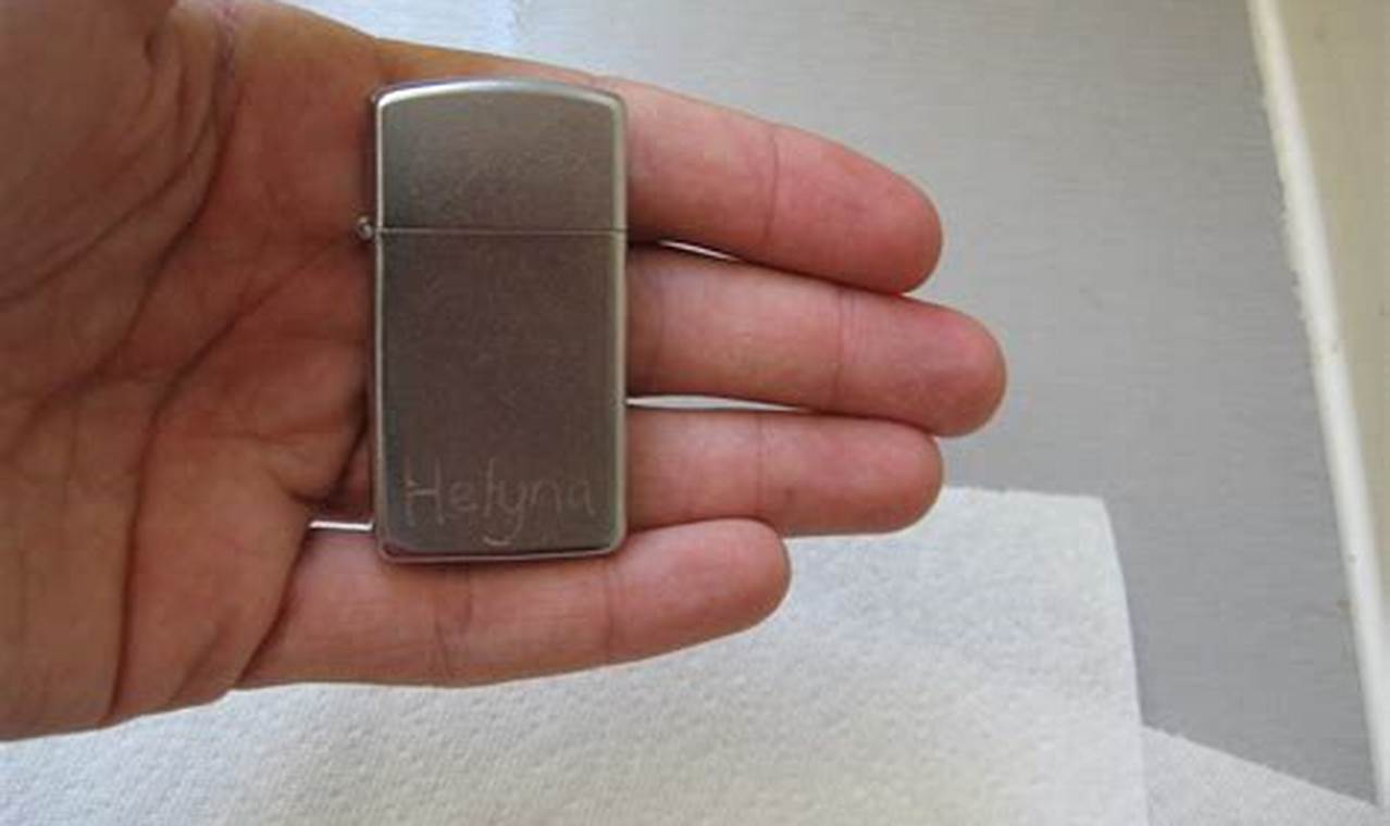 Easy Zippo Engraving at Home: A DIY Guide