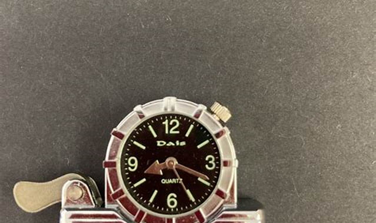 Personalized Dais Zippo Watch: Custom Engraving Available