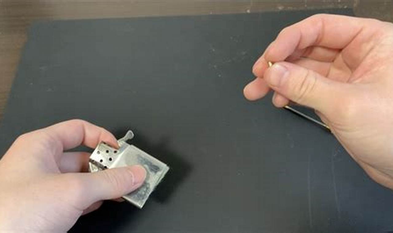 Diy Zippo Wick Replacement