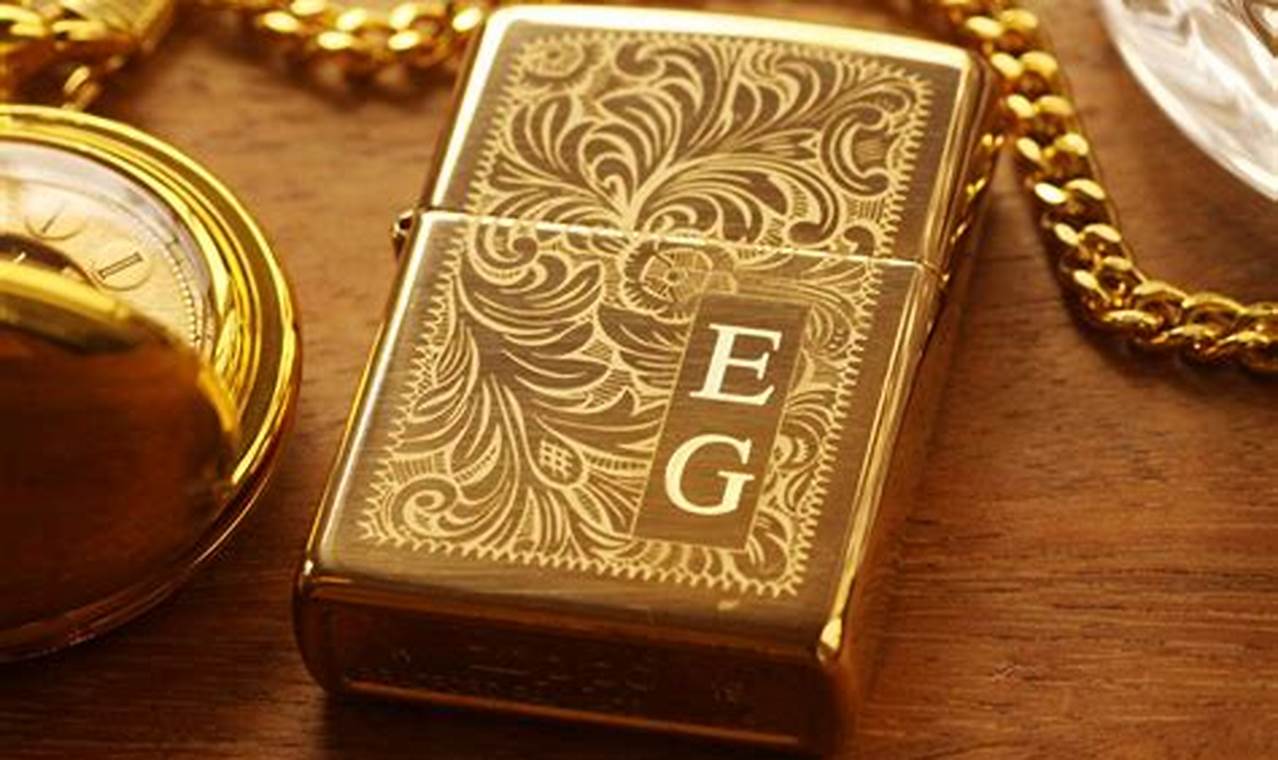 Custom Engraved Gold Zippo Lighters: A Timeless Gift