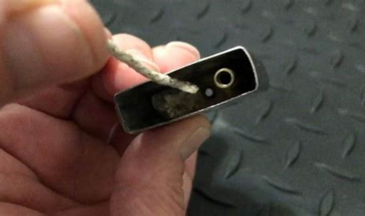 How To Put A Wick In A Zippo Lighter