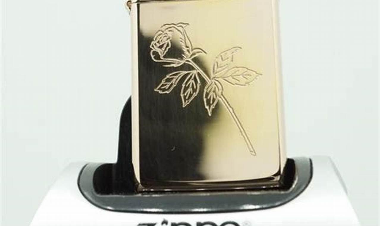 Best Rose Engraved Zippo Lighters: Classic & Durable